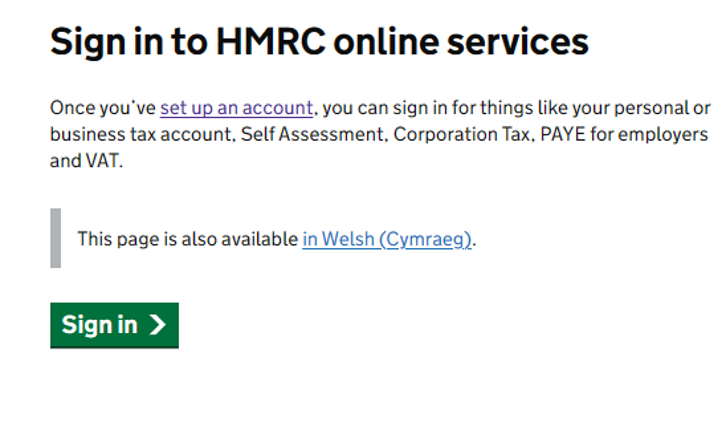 Connecting VAT services to your HMRC account – EAS
