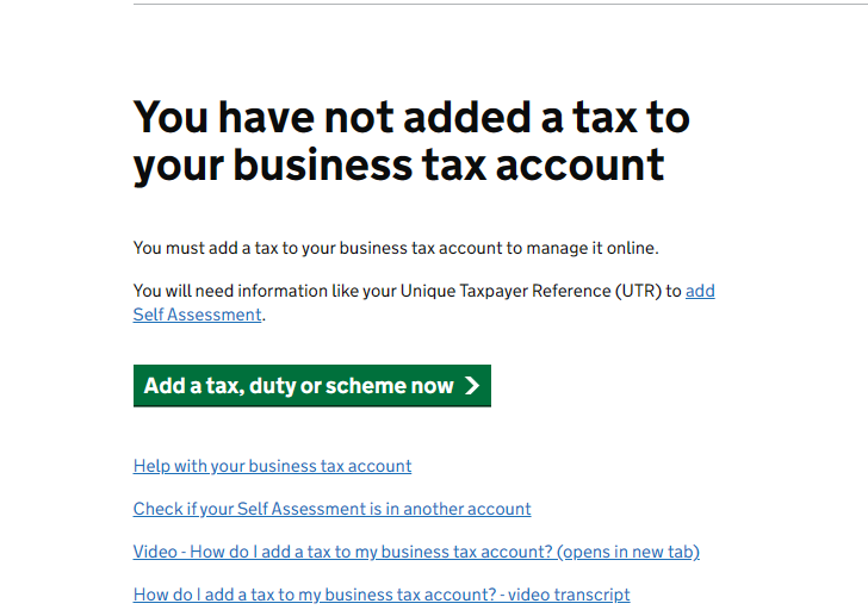 Connecting VAT services to your HMRC account – EAS