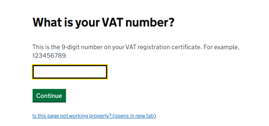 Connecting VAT services to your HMRC account – EAS